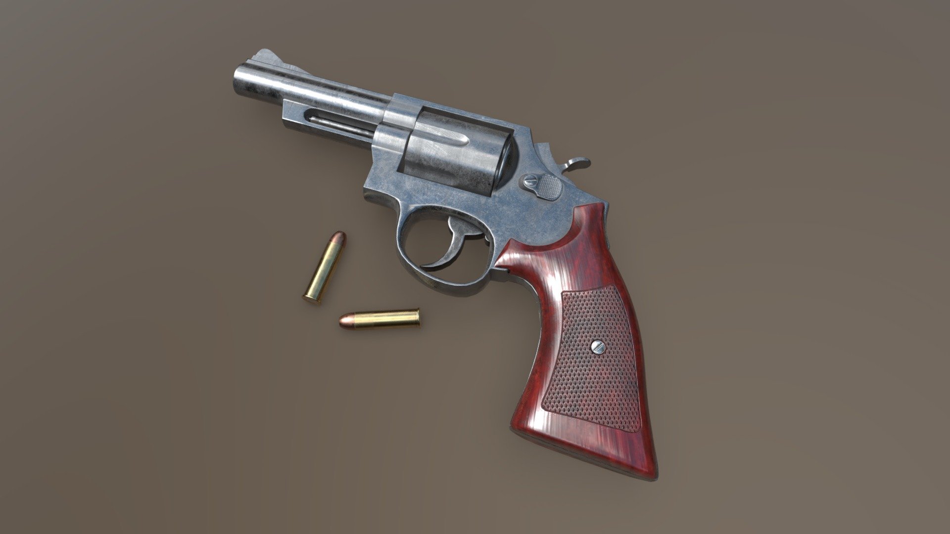 Smith and Wesson Model 19 - 3D model by AlexSurette [46af5d7] - Sketchfab