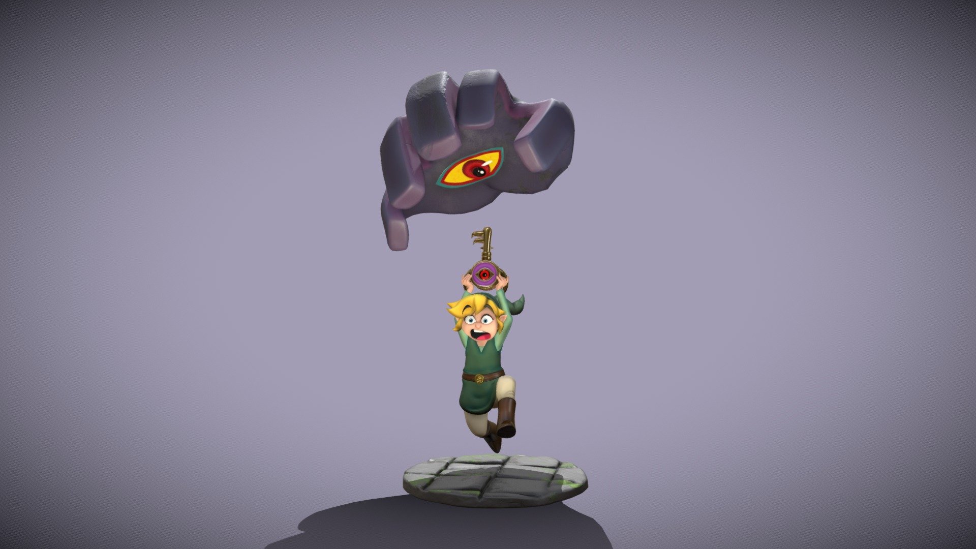 Link and the Masterkey - 3D model by JeyVi [46af75a] - Sketchfab
