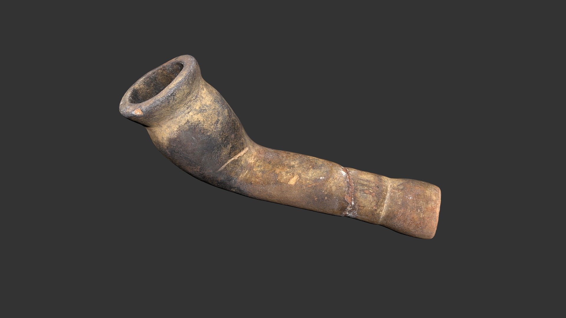 Clay Pipe (2101a363) - Download Free 3D model by RLA Archaeology (@rla ...