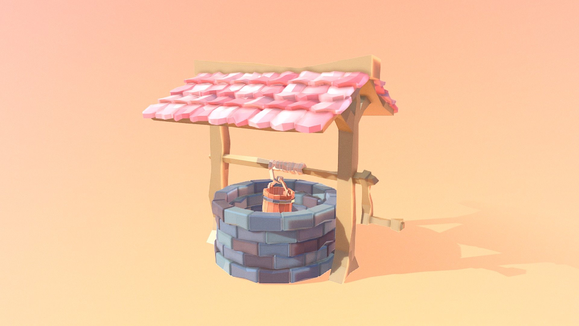 Low-Poly Well - Buy Royalty Free 3D model by Harold P. de Boer ...
