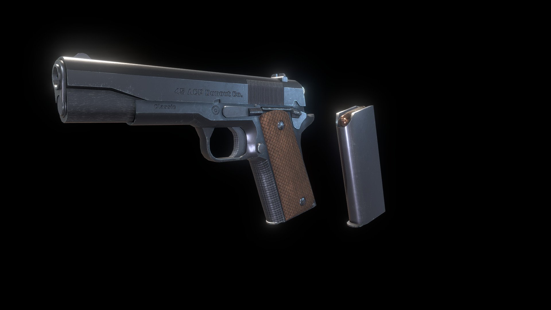 Colt 1911 - Download Free 3D model by Kendarr [46b3bce] - Sketchfab