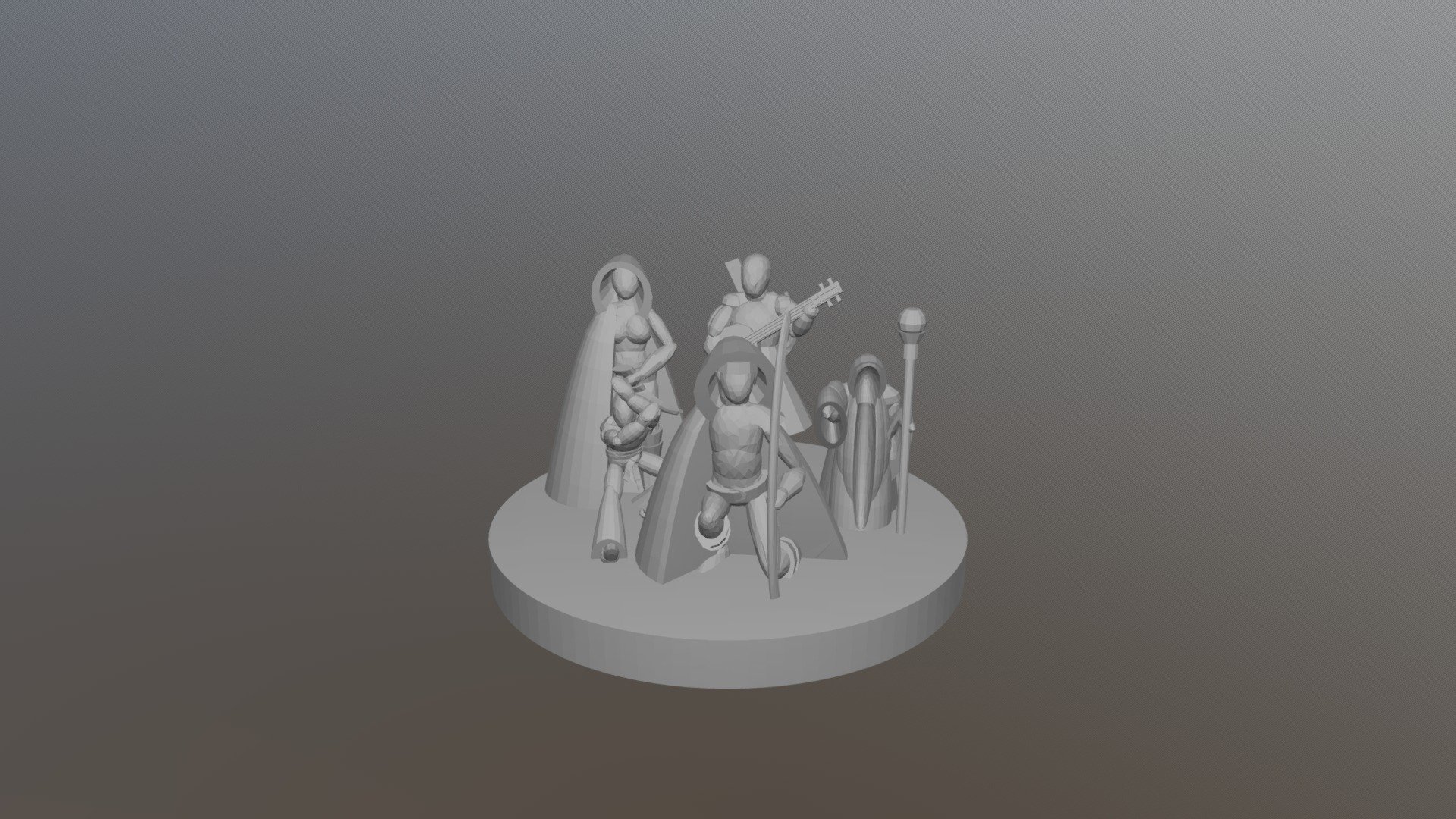 Statue - 3D model by janpospichal [46b41b9] - Sketchfab