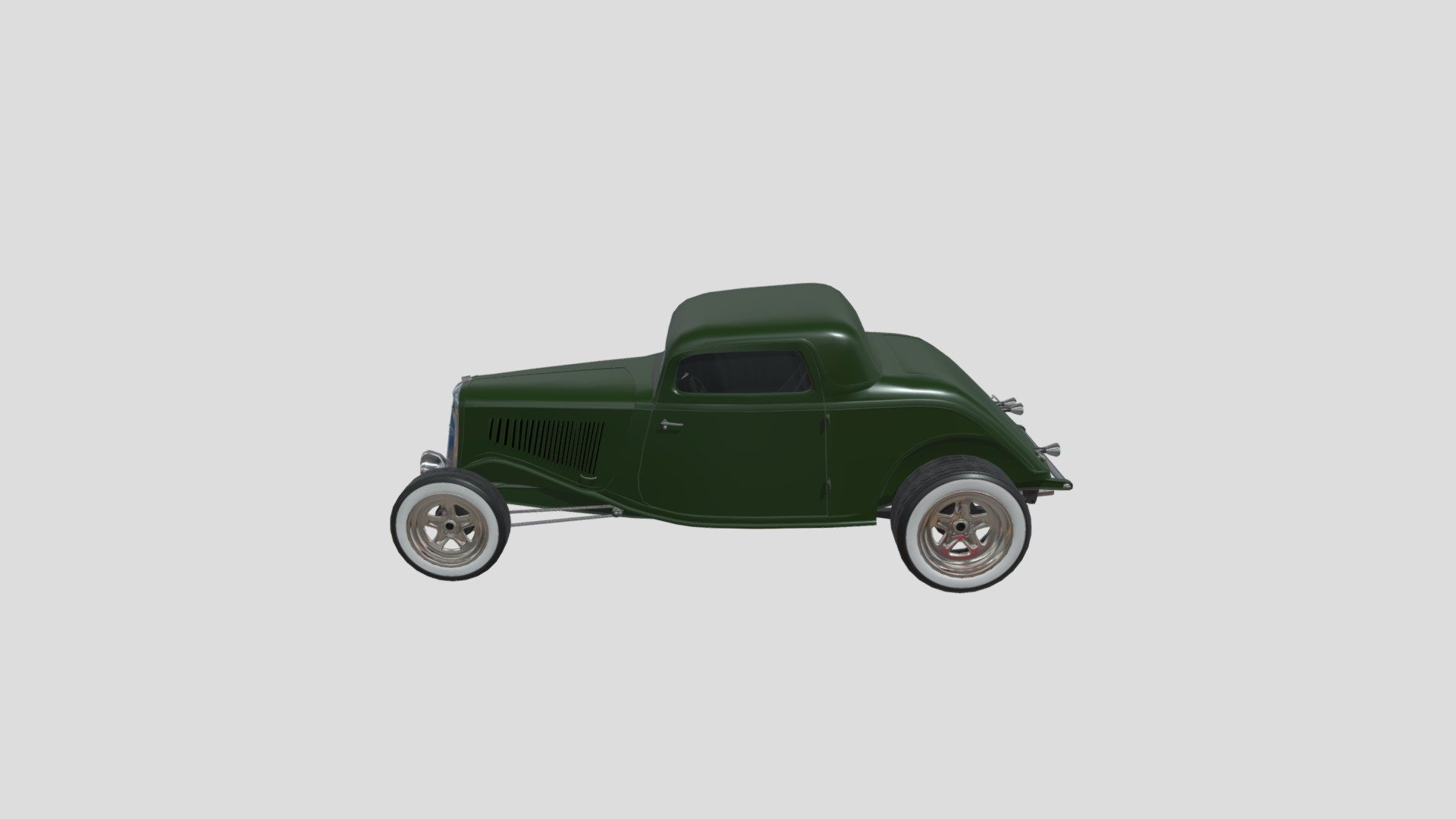 33 Hot Rod - Low Poly Model (1) - Download Free 3D model by Pavluha ...