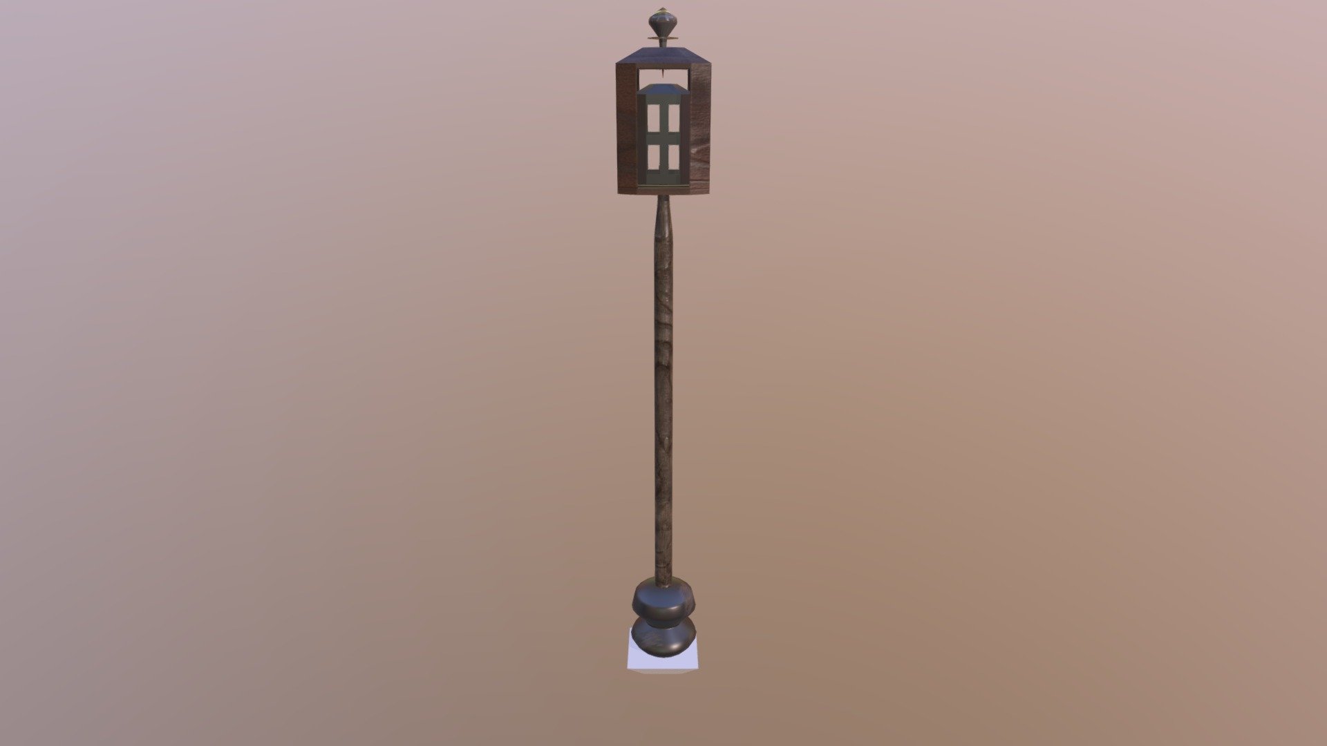Lamppost Textured - Download Free 3D model by Rtruong [46b49bc] - Sketchfab