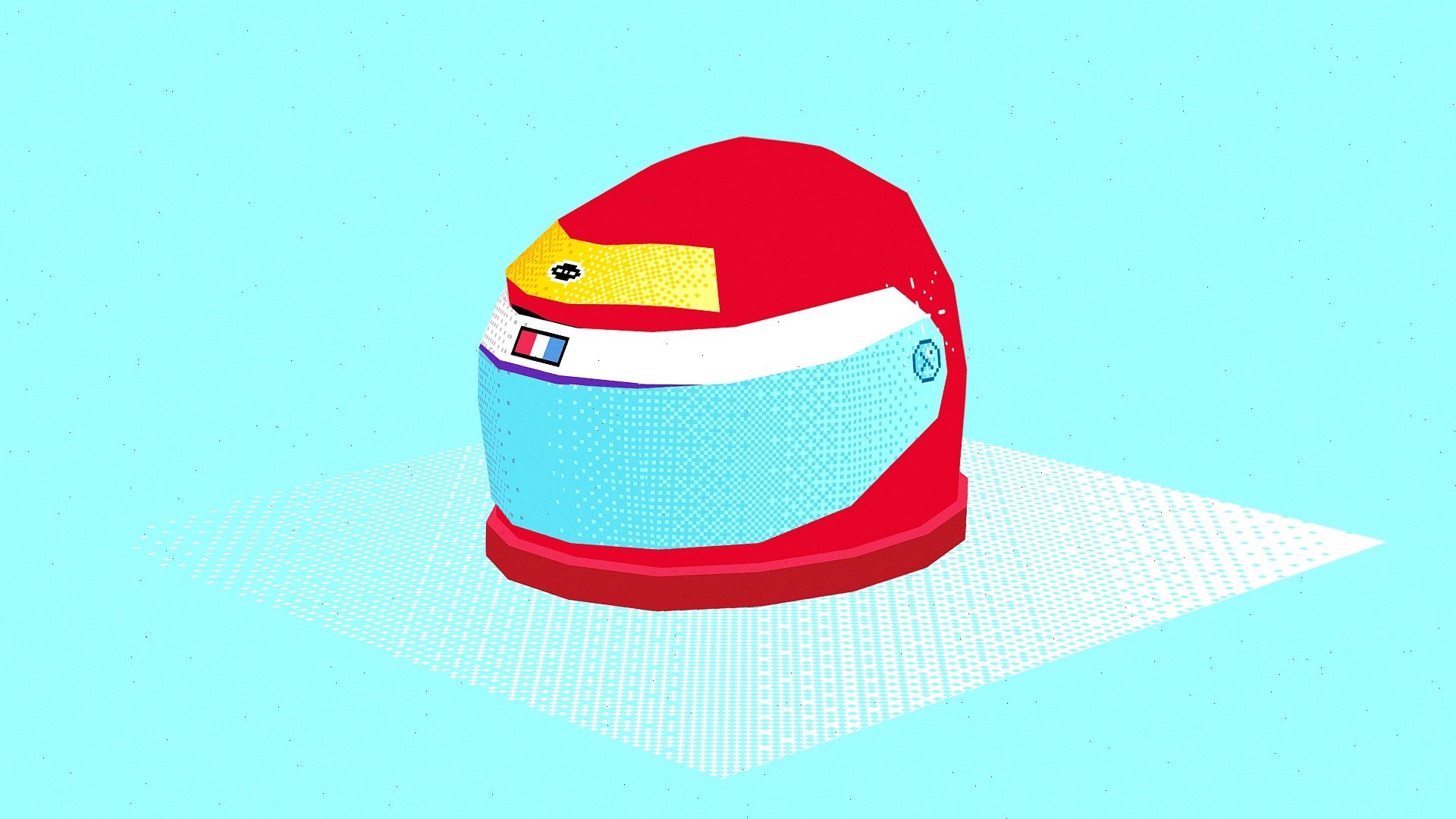 Helmet low poly - Download Free 3D model by C. Artee (@C_artee ...