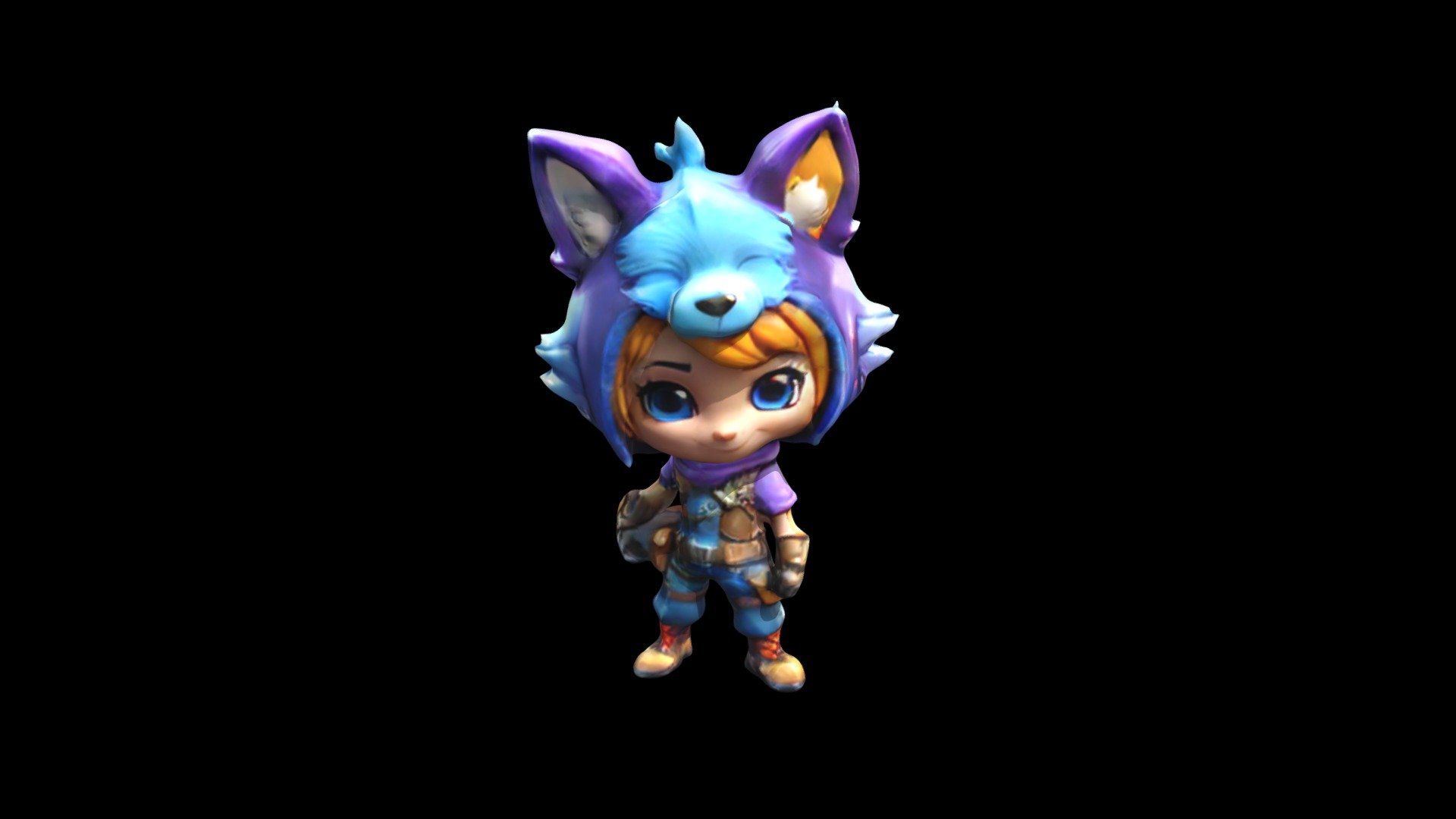 Justice The Wolf - Download Free 3D model by klrxyz [46b63e0] - Sketchfab