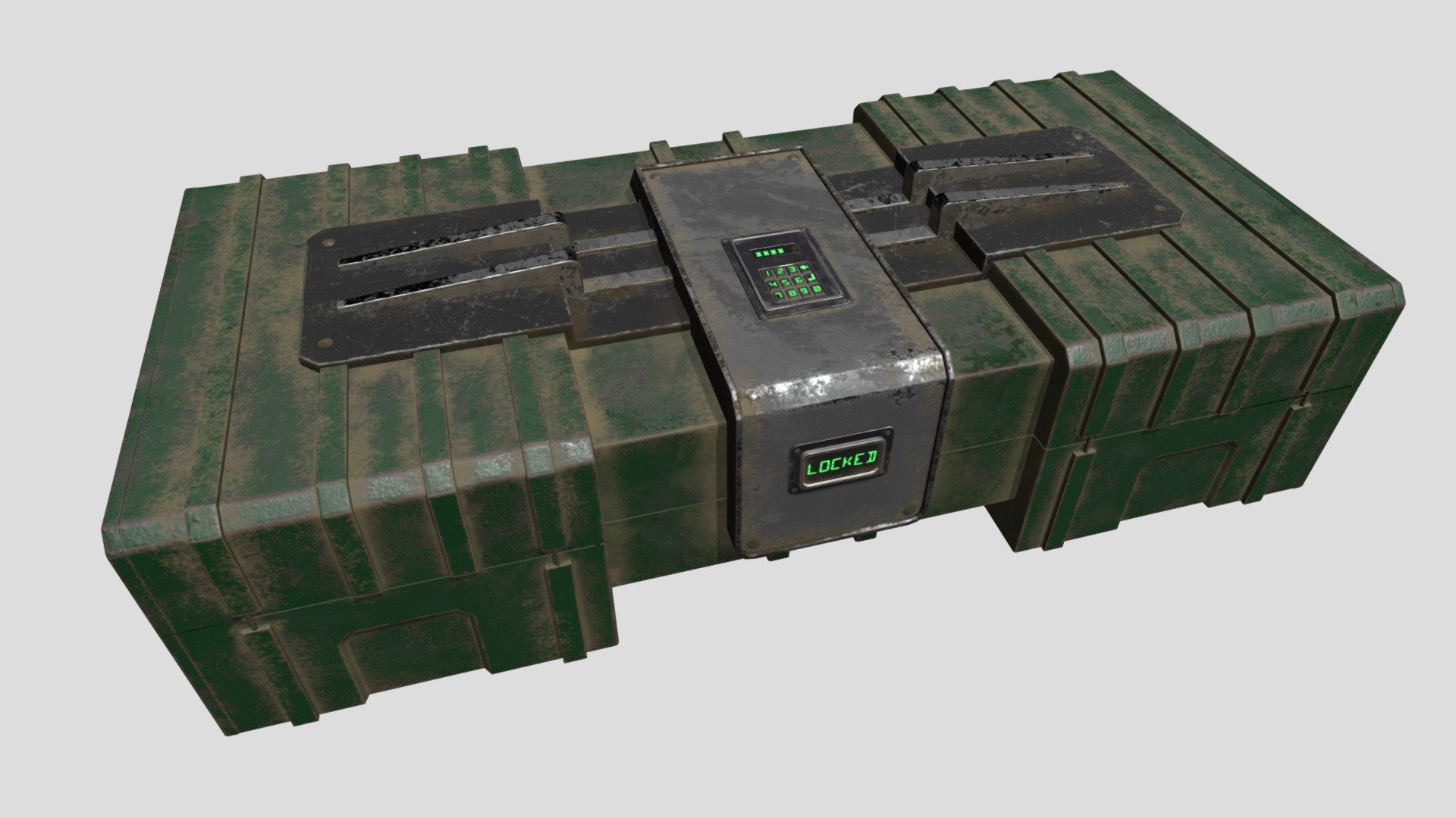 Sci-fi weapon box - 3D model by marie brodeur (@marie_brodeur) [46b68e5 ...