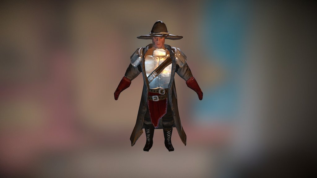 Monster Hunter Character - Component 4 - 3D model by mattmccarthy ...