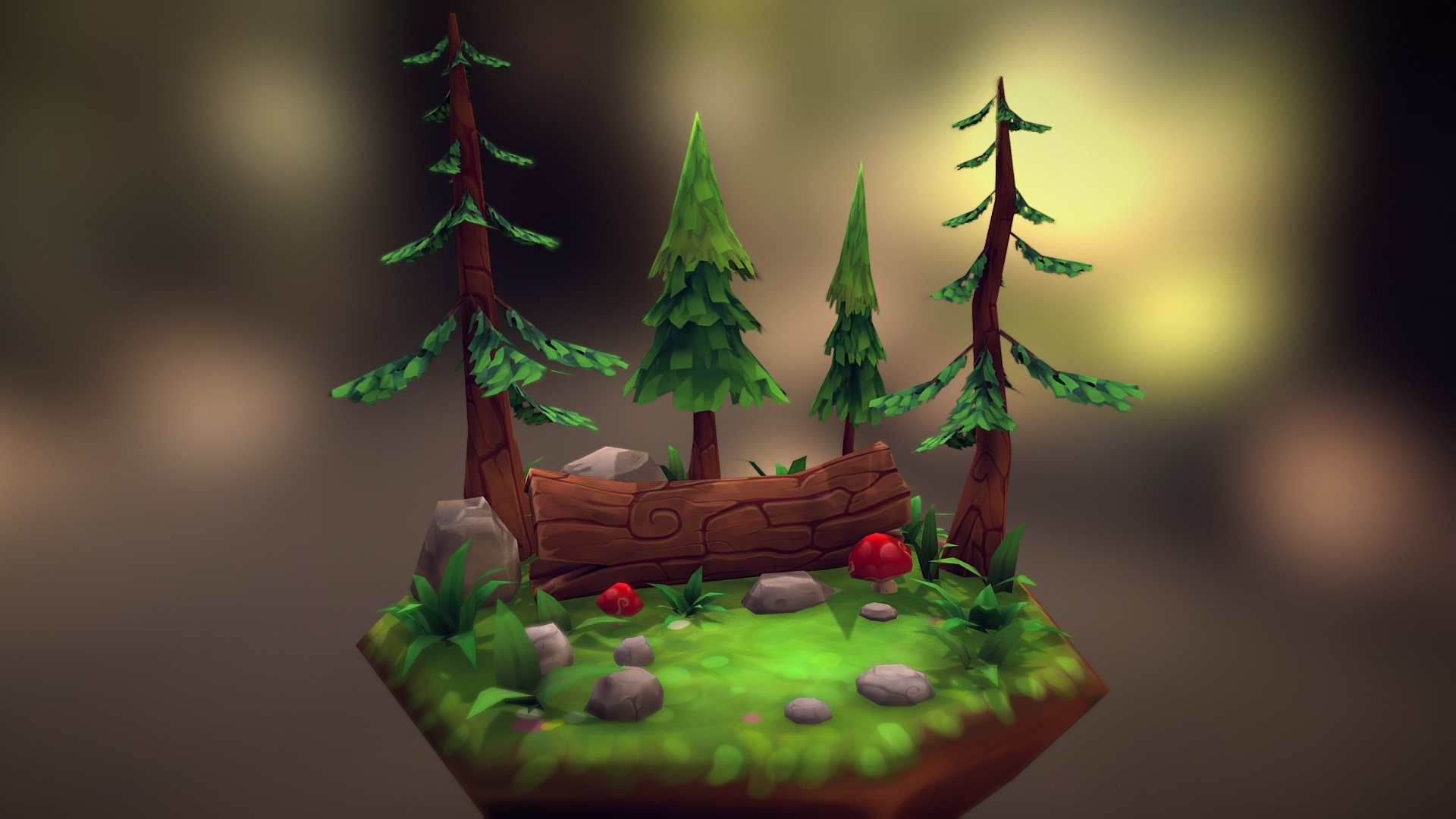 Little Forest - Download Free 3D model by hiiro09 (@Sonn) [46ba25e ...
