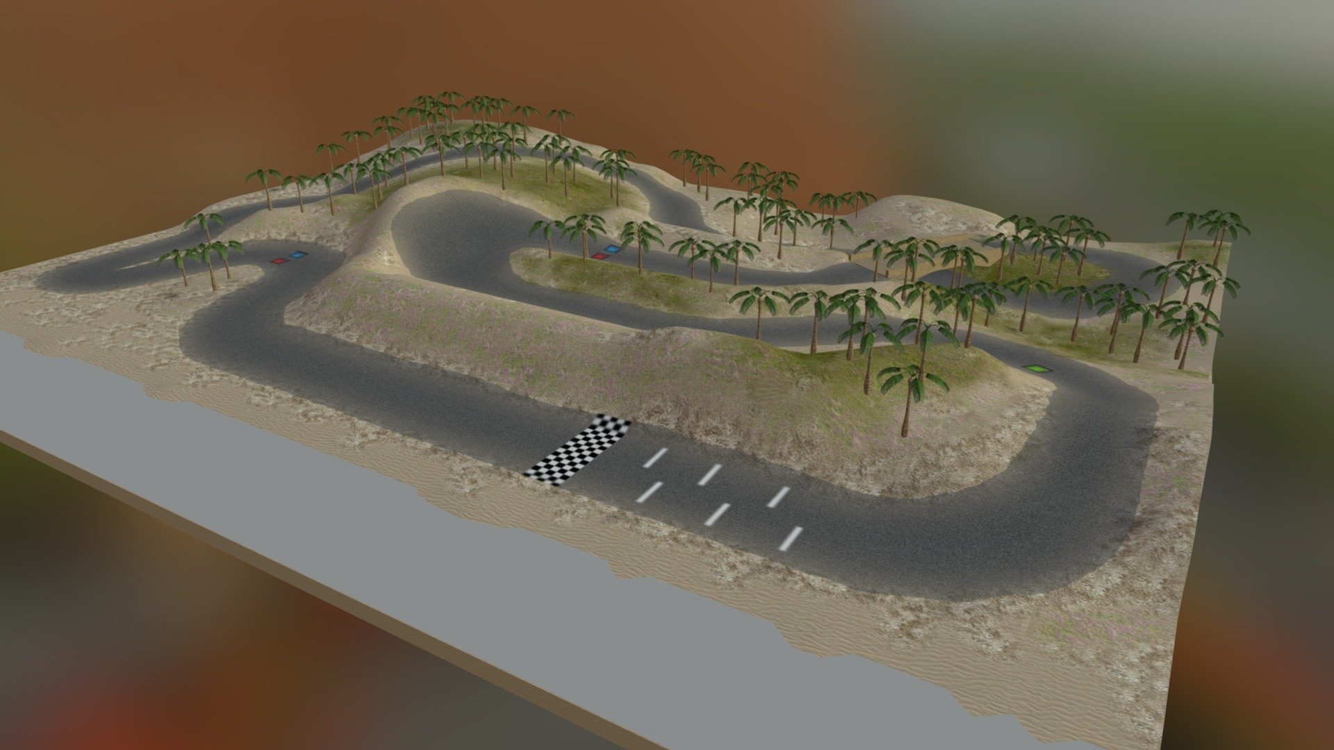 Track Concept - 3D model by Daniel Bardsley (@djbardsley) [46bb840 ...