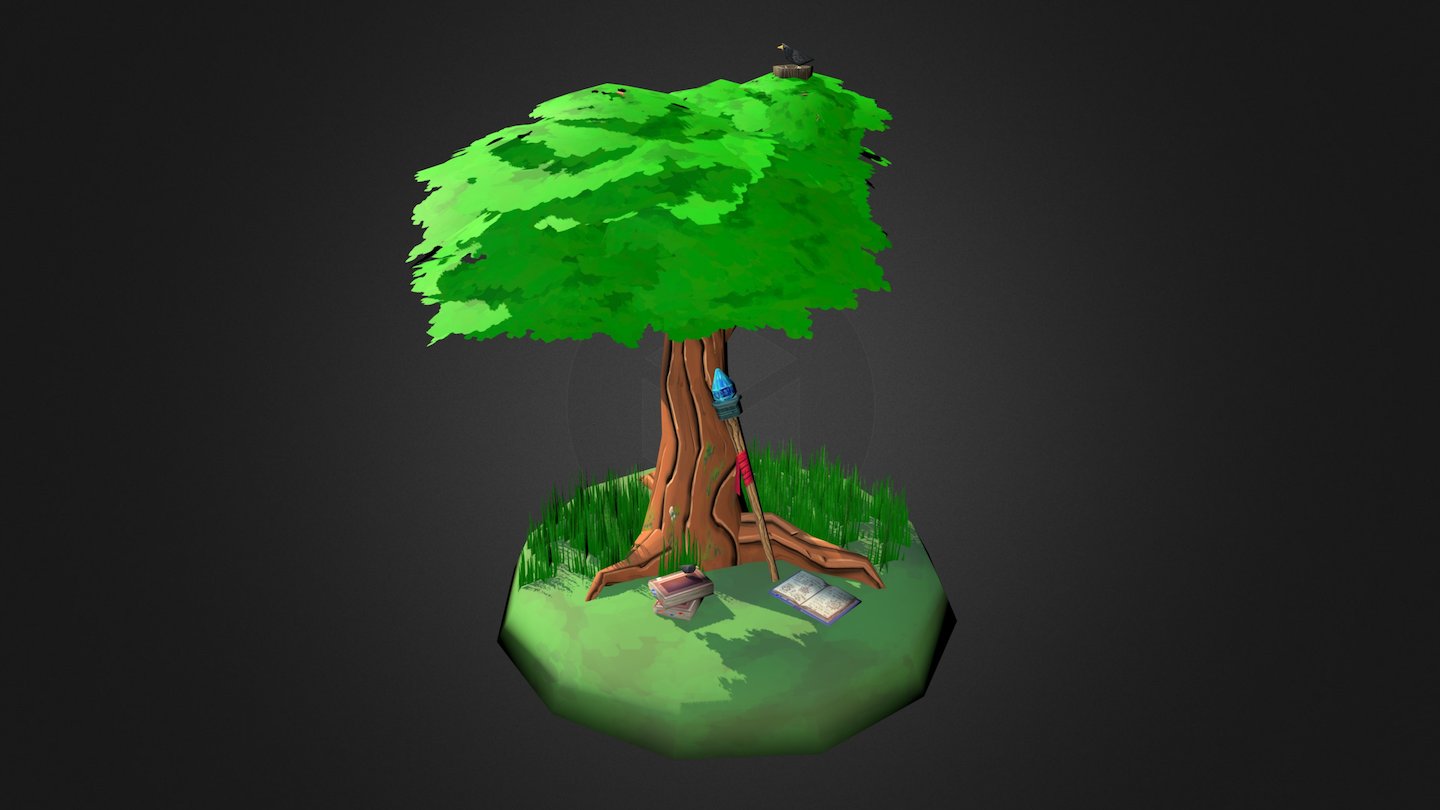 Magi´s Retreat - 3D model by Martin (@MartinFodorArt) [46bbf33] - Sketchfab