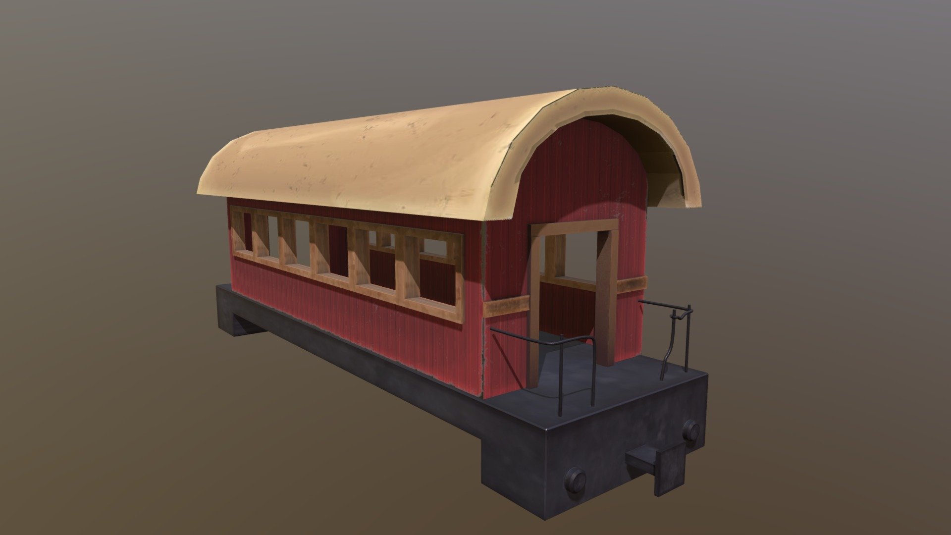 Train Wagon - 3D model by kaiquej [46bcc40] - Sketchfab