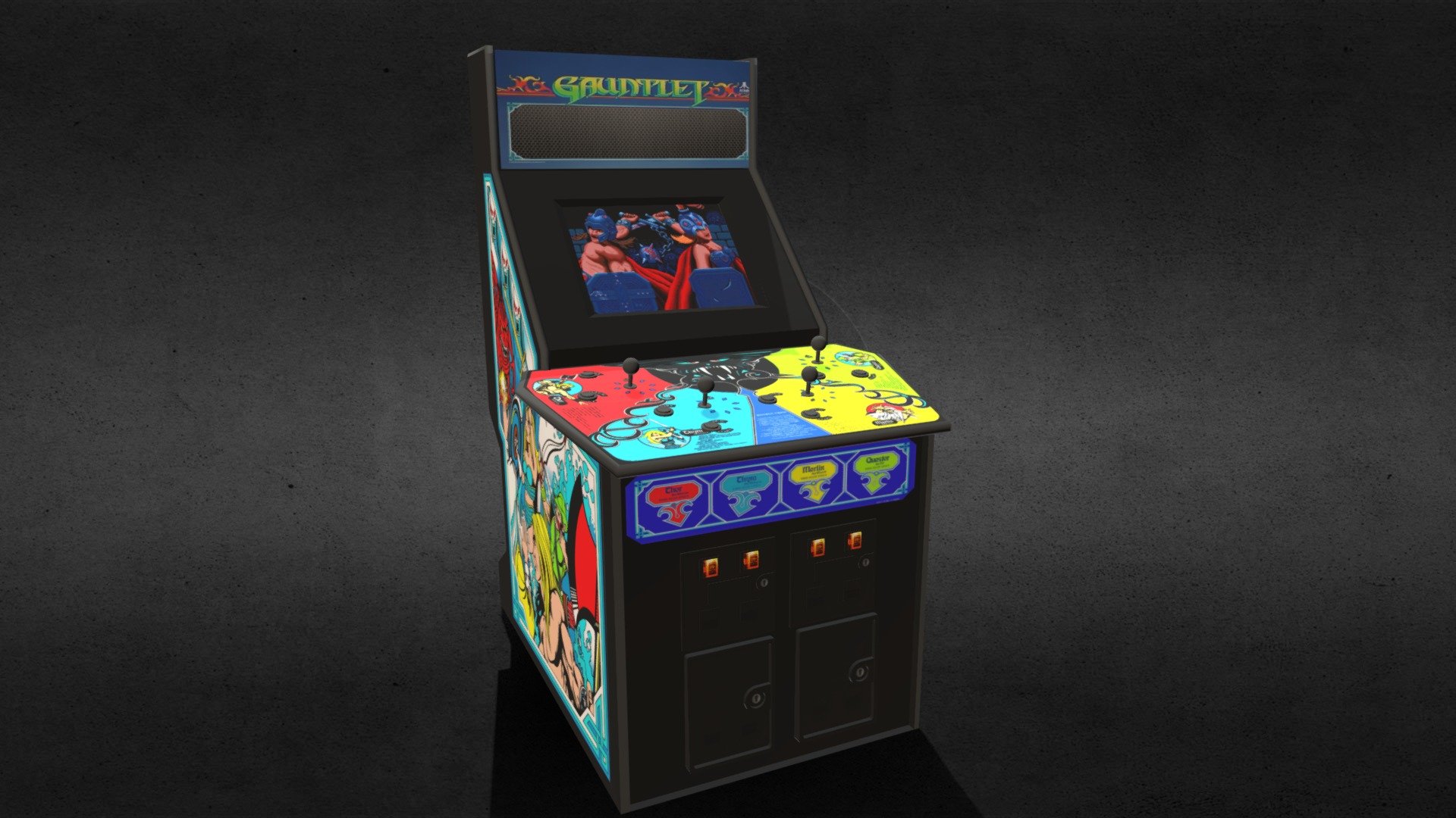 Gauntlet - 3D model by Chad Brocker (@cbrocker) [46bde2a] - Sketchfab