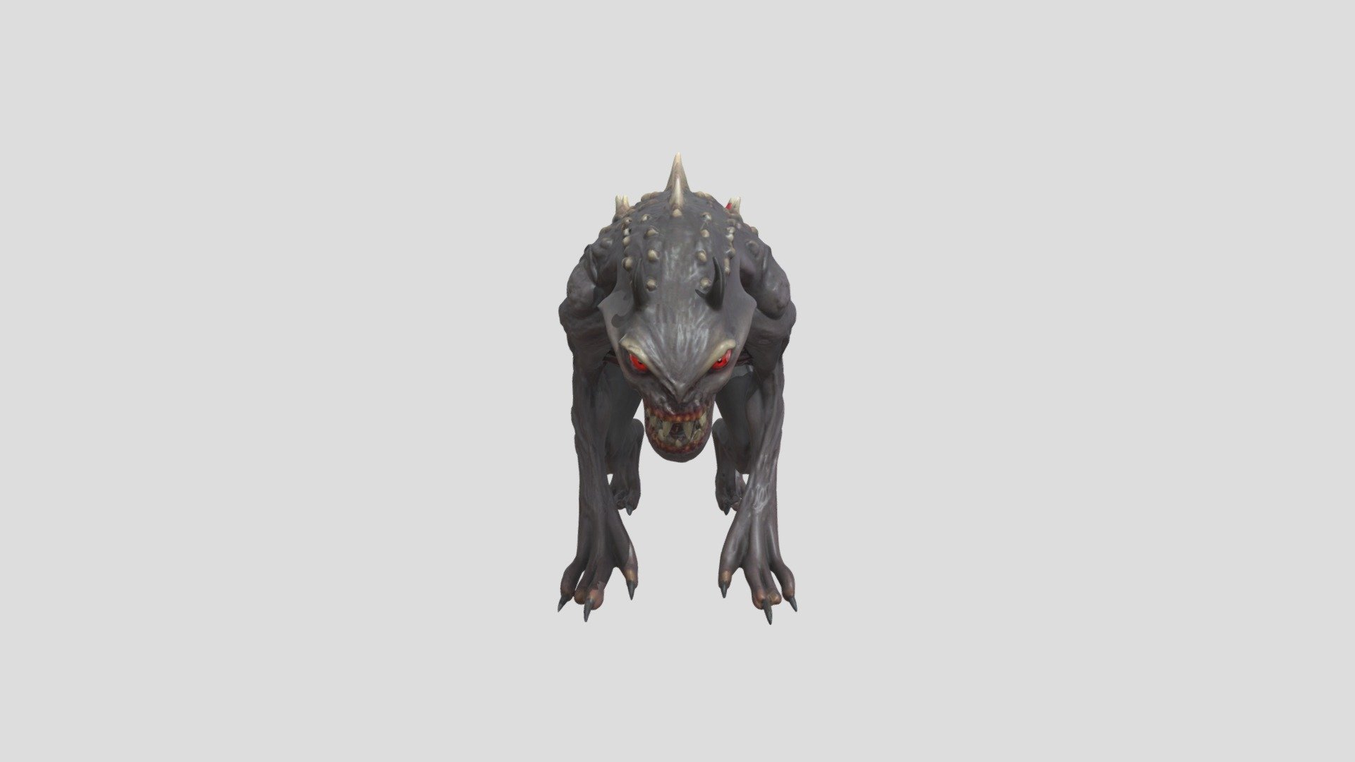 3D scary monster - 3D model by hunterchase610 [46bdf2b] - Sketchfab
