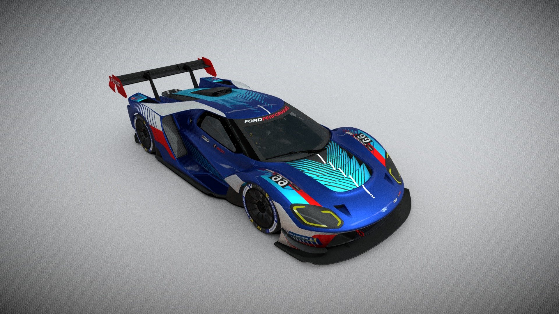 Ford GT MKIV GTP Concept - Download Free 3D model by ModelCloud ...