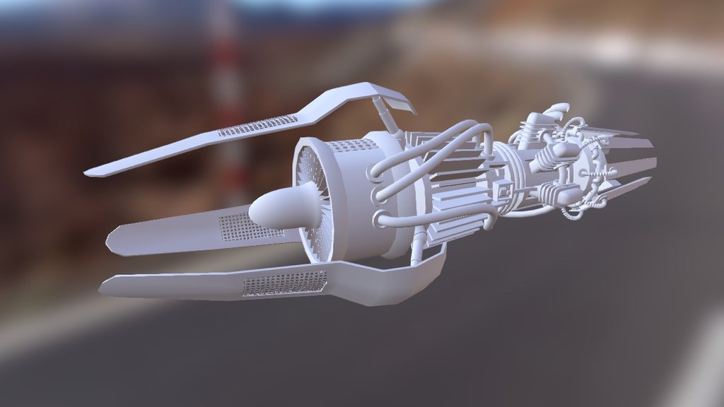 WIP star wars pod racer - 3D model by radiated_monkey [46bfd1d] - Sketchfab
