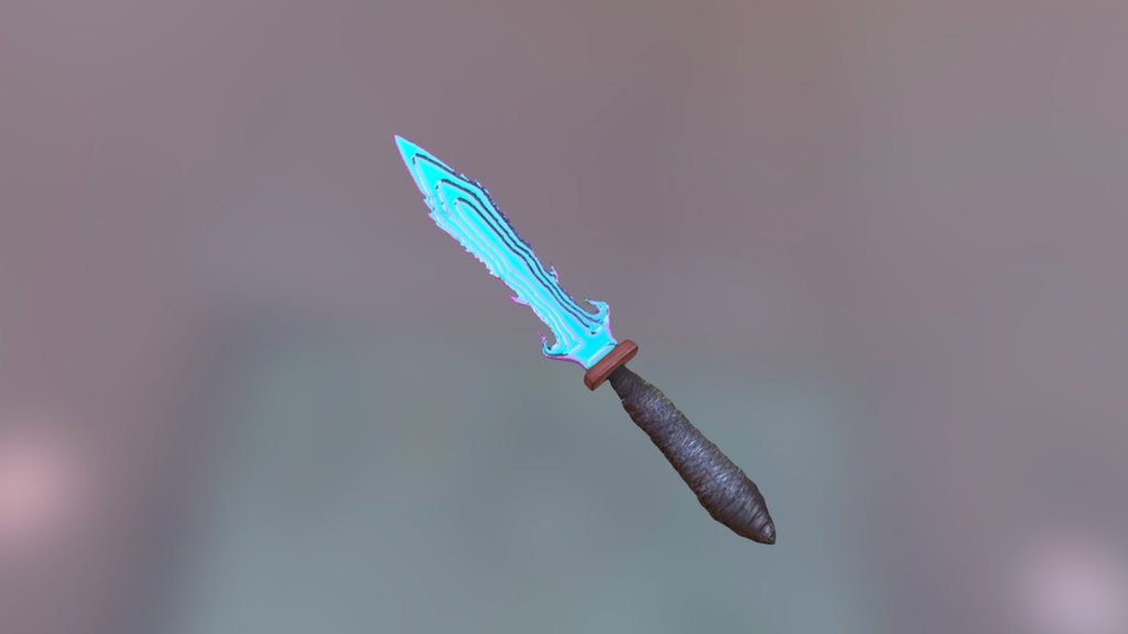 Razor Glass Dagger - 3D model by jamielostit [46c1141] - Sketchfab