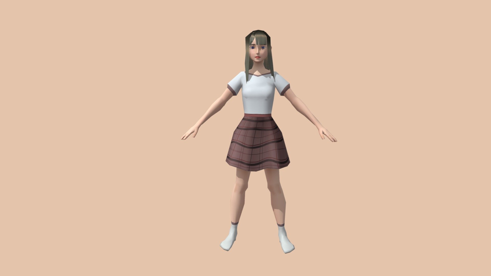 Dancing Girl - 3D model by XiangMa (@mx16172823) [46c30b2] - Sketchfab
