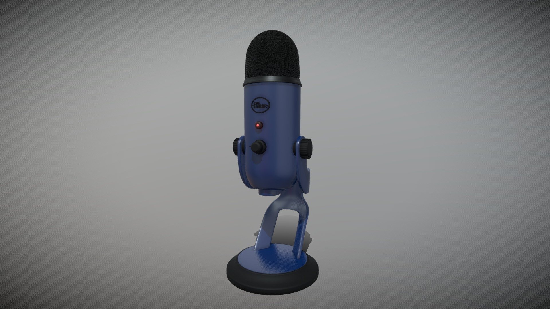 blue yeti microphone - 3D model by eroliy [46c49b1] - Sketchfab