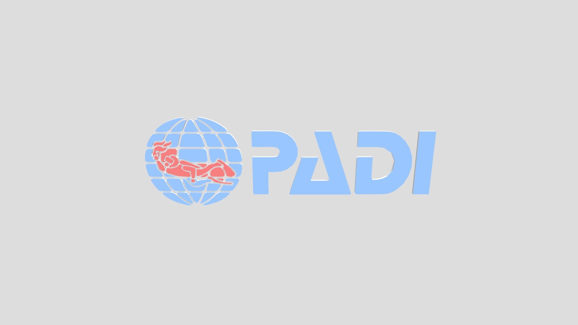 LOGO PADI - Download Free 3D model by gutje [46c524c] - Sketchfab