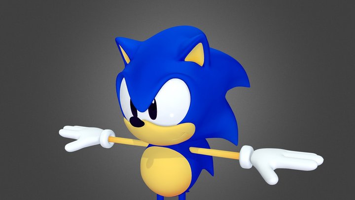 Sonic_the_hedgehog 3D models - Sketchfab