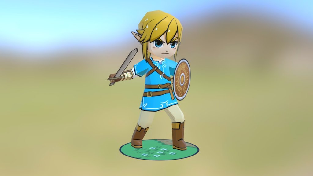 Link papercraft model test - 3D model by muumin [46c9e15] - Sketchfab
