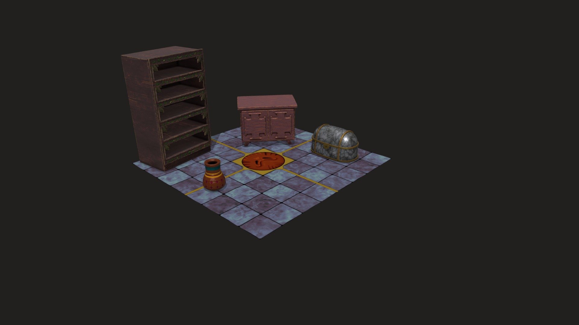 Decor Items - Dungeon - 3D model by ChaosCrider [46cad53] - Sketchfab