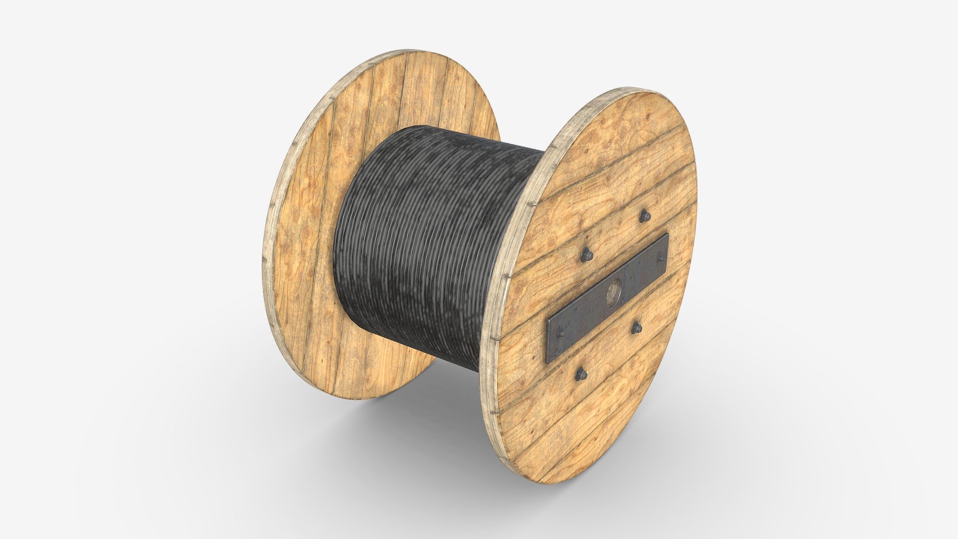 Steel cable reel - Buy Royalty Free 3D model by HQ3DMOD (@AivisAstics ...