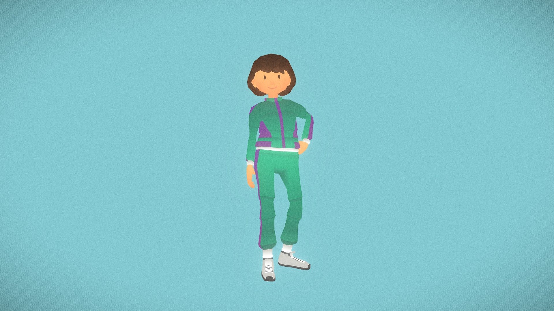 Low Poly Girl - 3D model by Sergi Trojanski (@nathramn) [46cbbc2 ...
