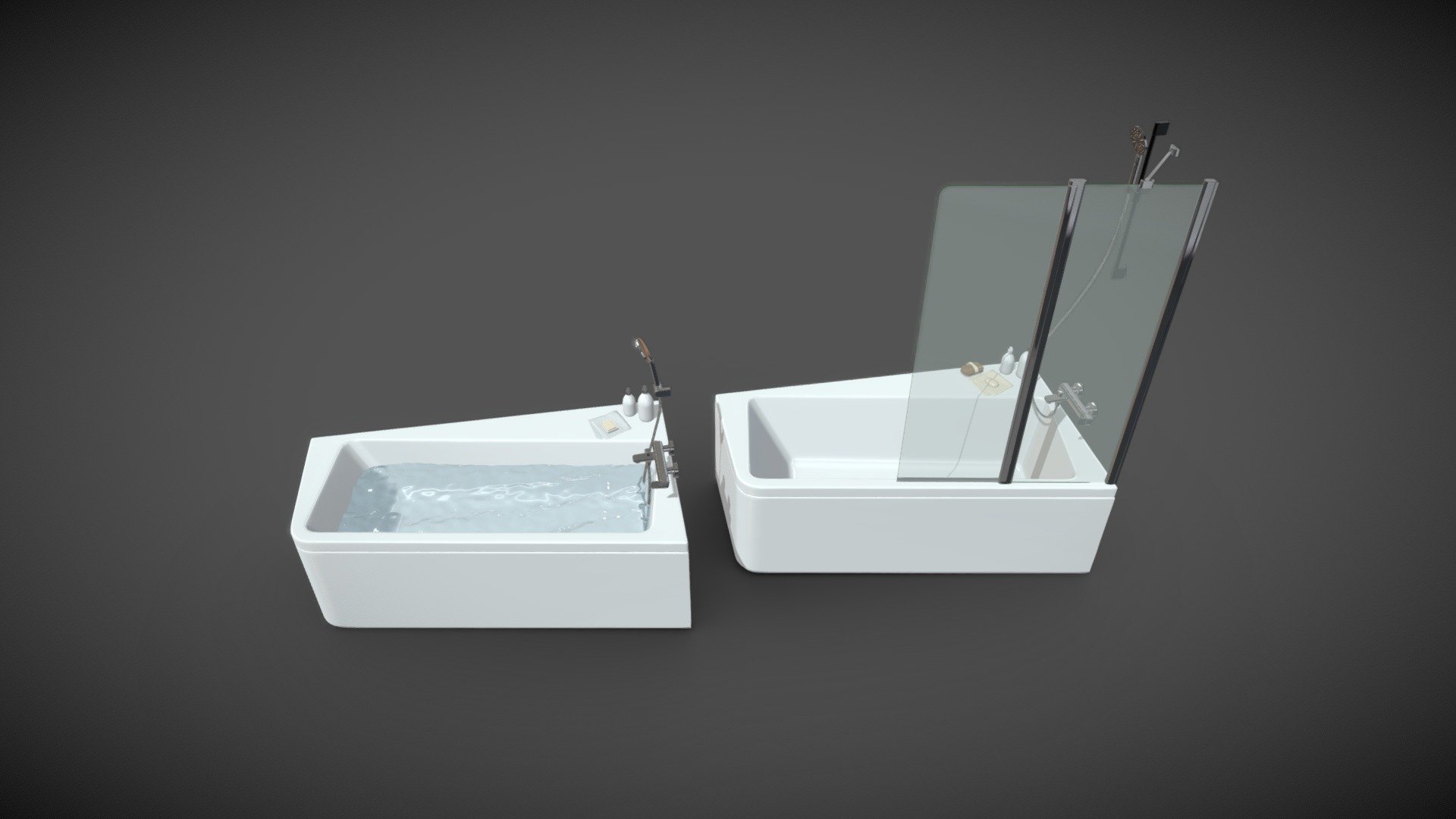 Bath Ravak 10 - Buy Royalty Free 3D model by madMIX [46ccb68 ...