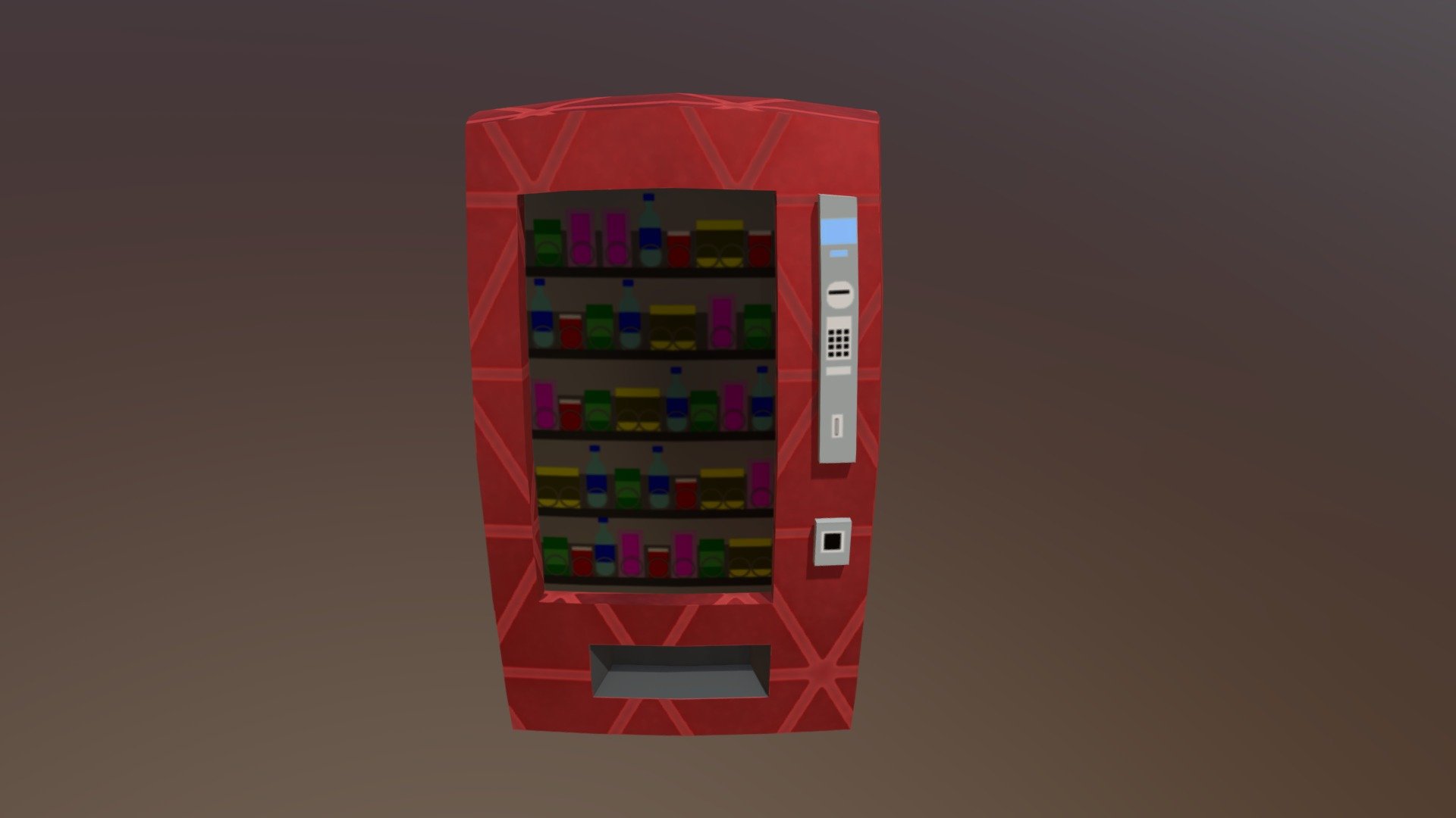 Stylized Vending Machine - 3D model by Paulina Jarosz (@paulina.jarosz ...