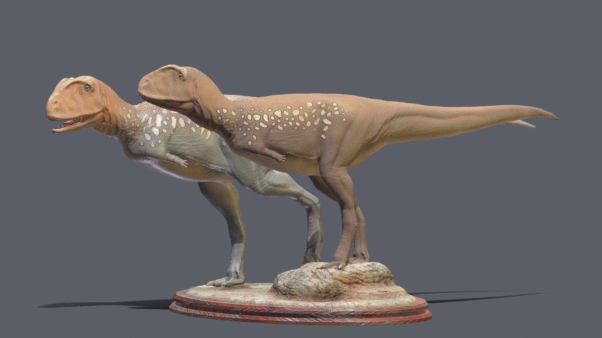 Rugops primus - 3D model by vfb_paleoart (@vfbrugnola) [46cdbe0 ...