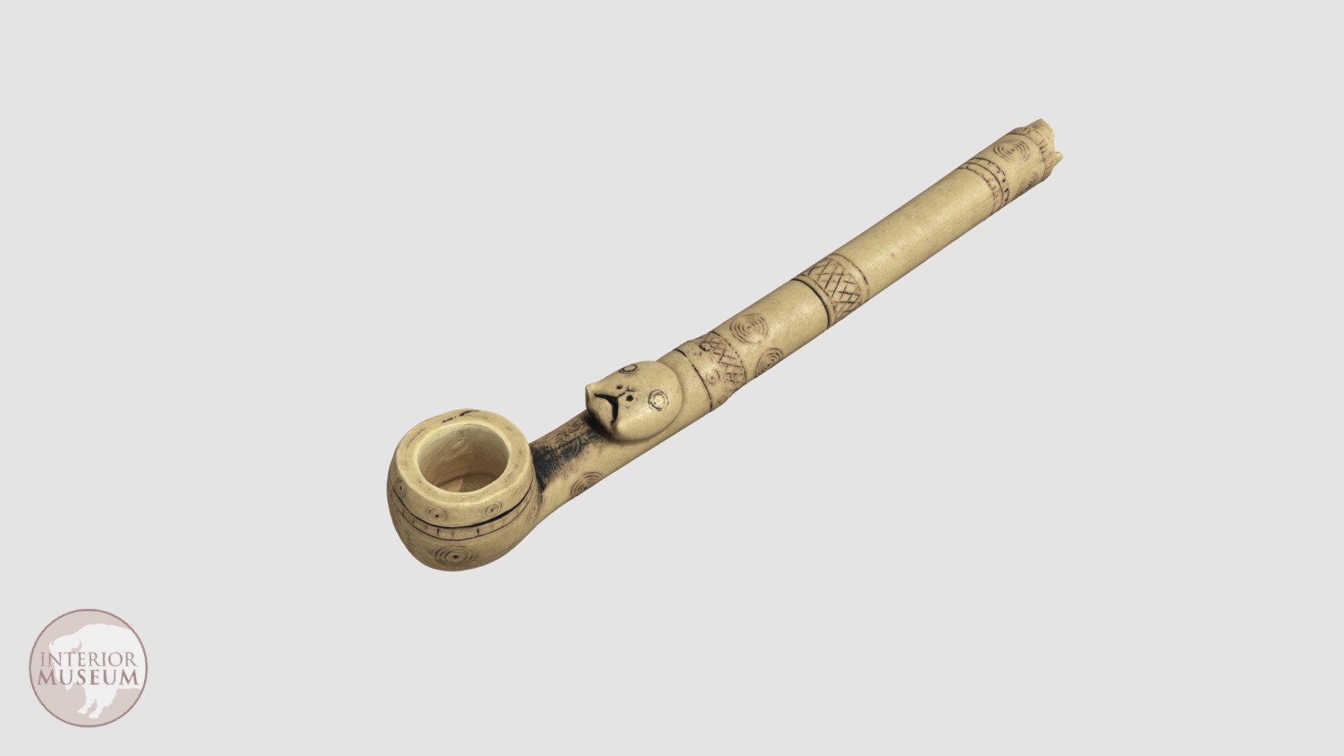 Arctic Ivory Pipe - 3D model by U.S. Department of the Interior Museum ...