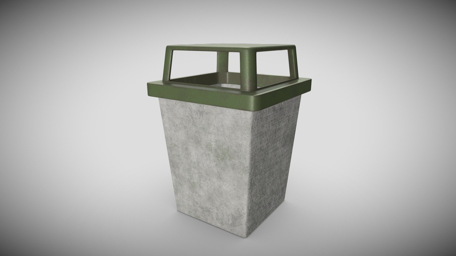 Cement Dustbin - Download Free 3D model by Haytham918 (@chamindu918 ...