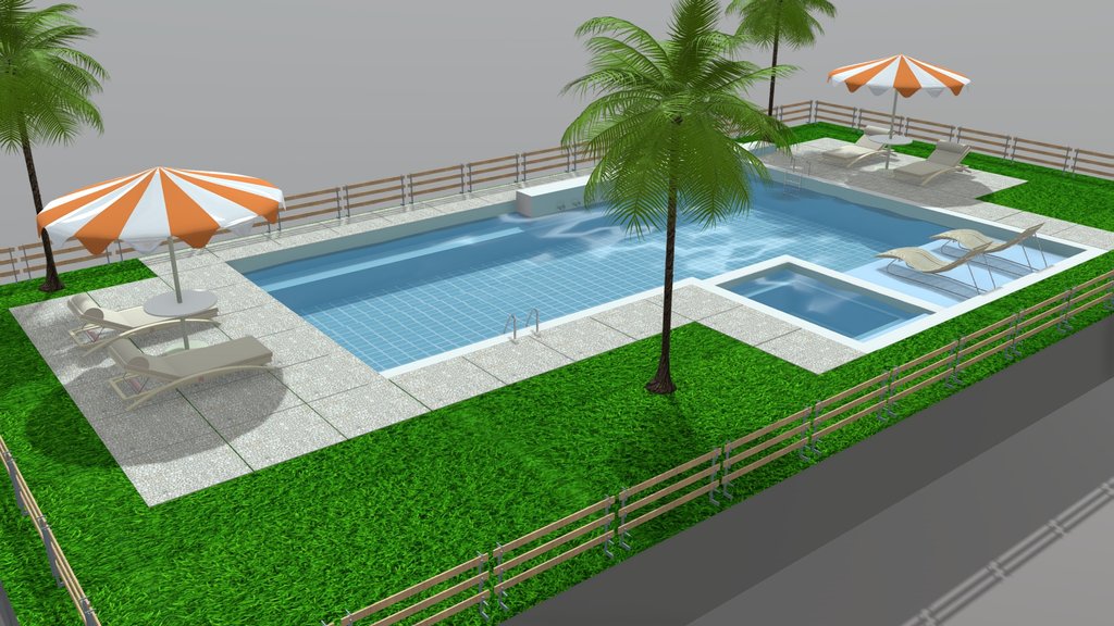 Swimming Pool - A 3D model collection by luismi93 - Sketchfab