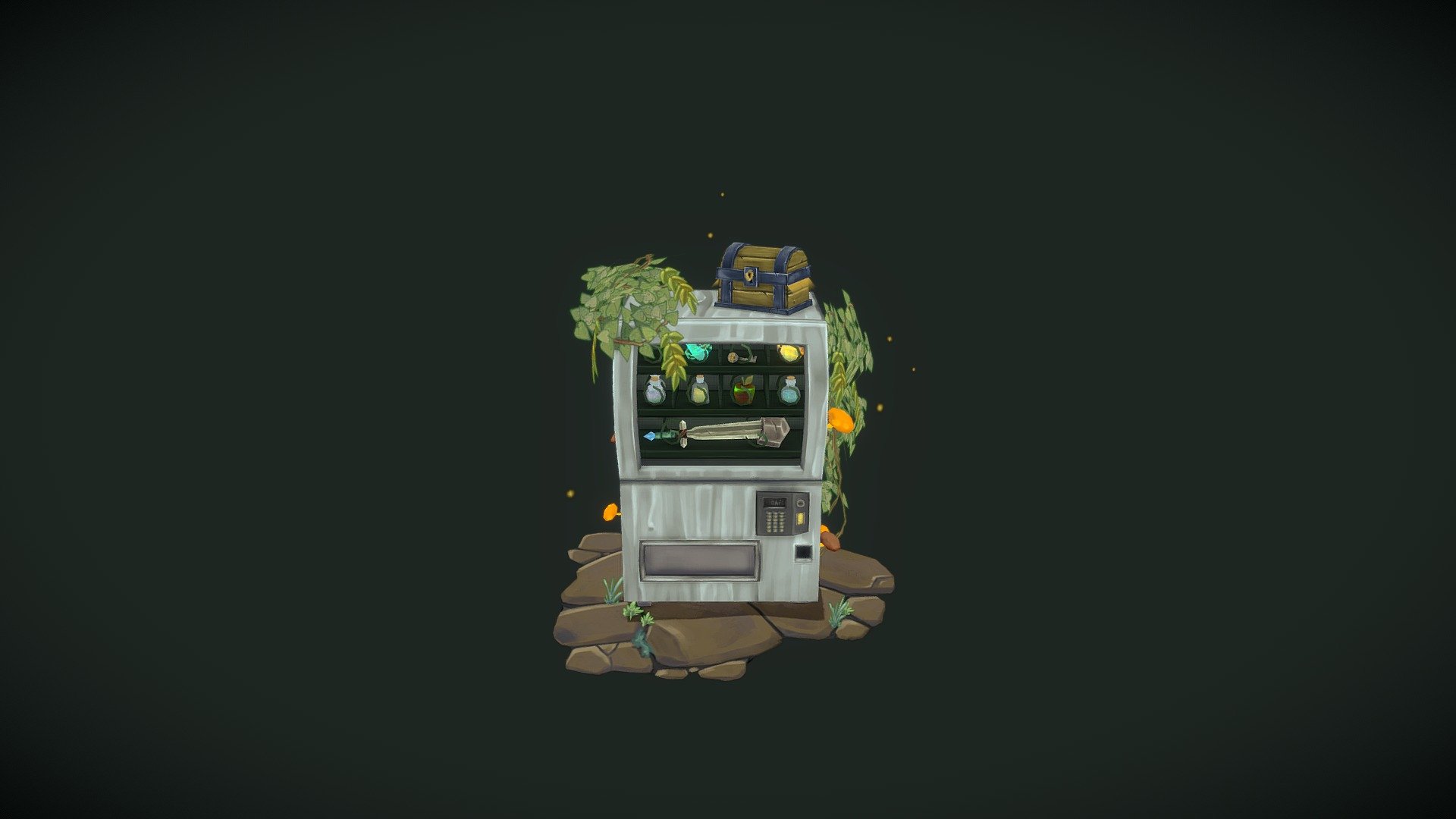RPG Vending Machine - 3D model by krkosik [46cefb5] - Sketchfab