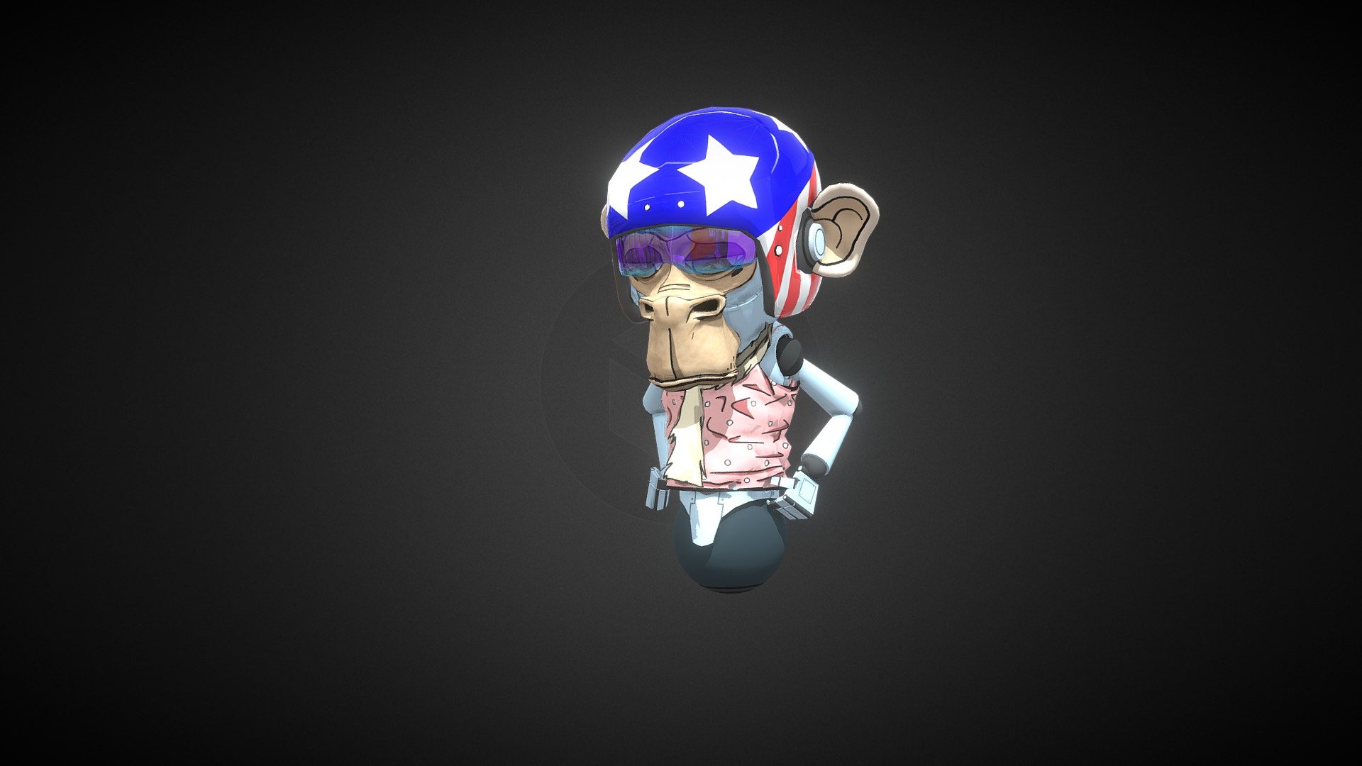 MonkeyMesh2 - 3D model by Joseph Lynch (@JosephLynch) [46d215f] - Sketchfab