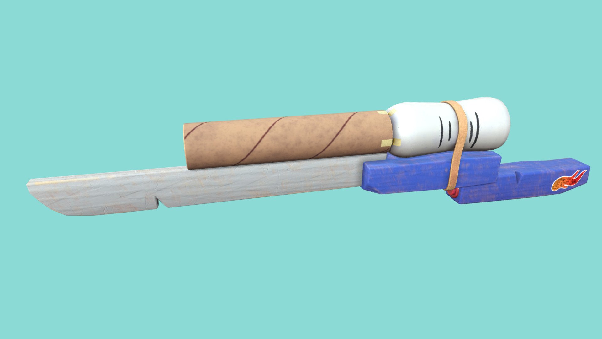 Junk Sword Gun - 3D model by Sky (Stephanie) Strzelecki (@SkyStrzelecki ...