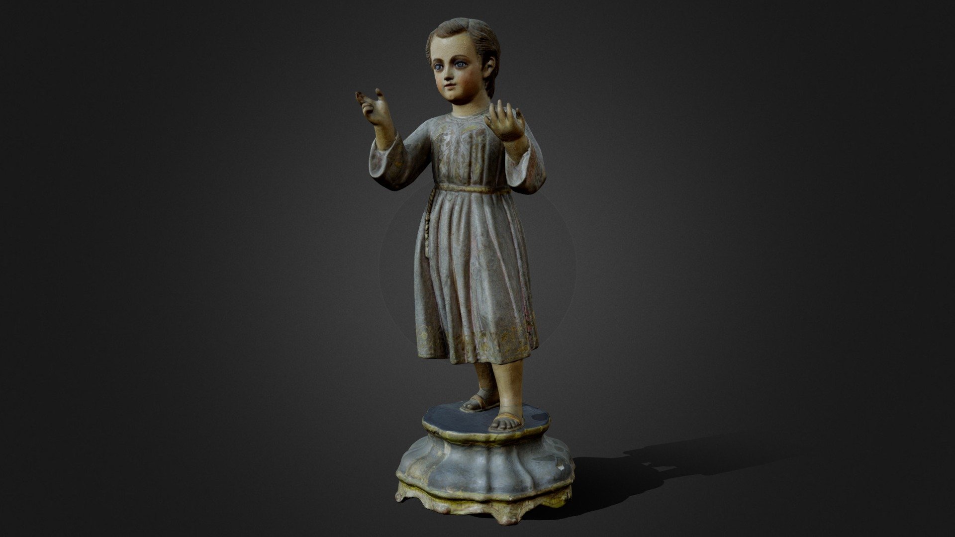 Escultura de Niño Jesús (s. XVIII) - 3D model by Luis Pérez Tasso ...