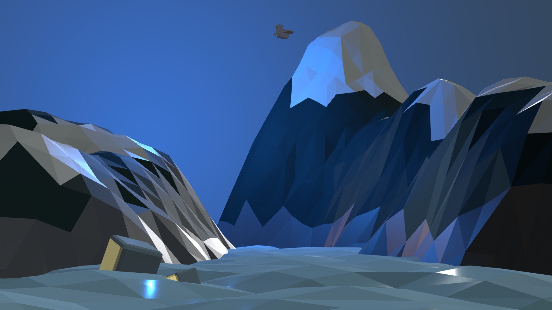 LowPoly_Mountain - 3D model by Teolmoongchi (@teolmoongchi_02) [46d413b ...