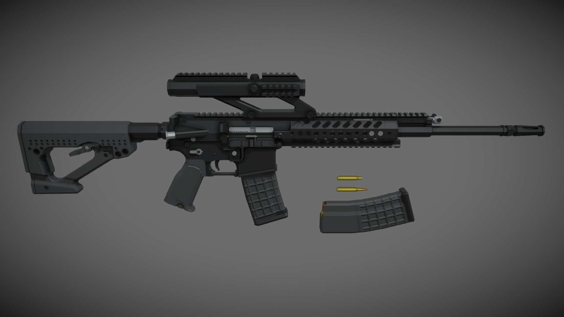 low-poly Steyr STM556 - Download Free 3D model by D_U (@DU1701 ...