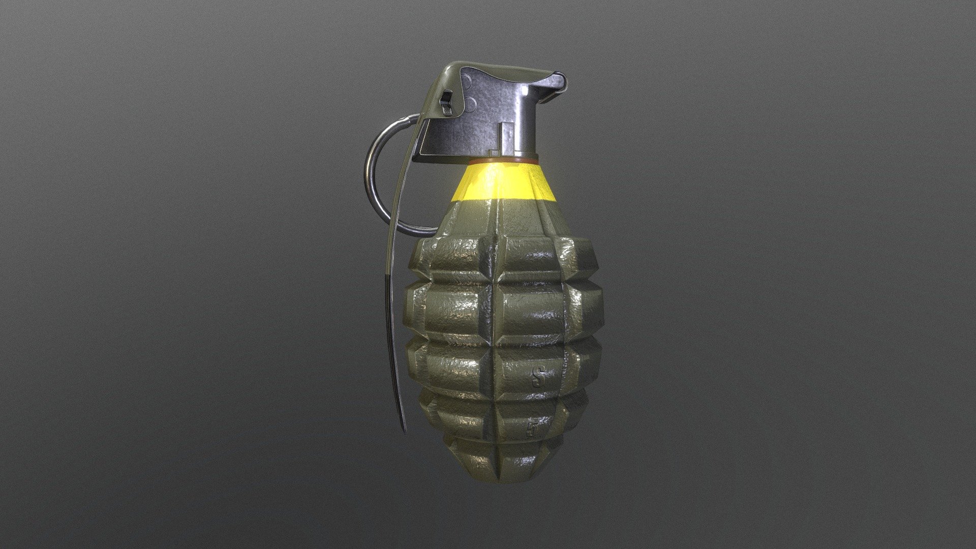 Mk 2 Grenade New Low-Poly - 3D model by matteo.pascale [46d7319 ...