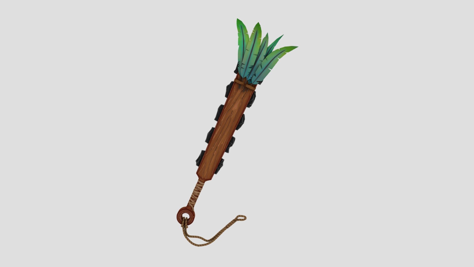 Aztec Macuahuitl - 3D model by Carlos Romero (@carlosromeromurcia ...