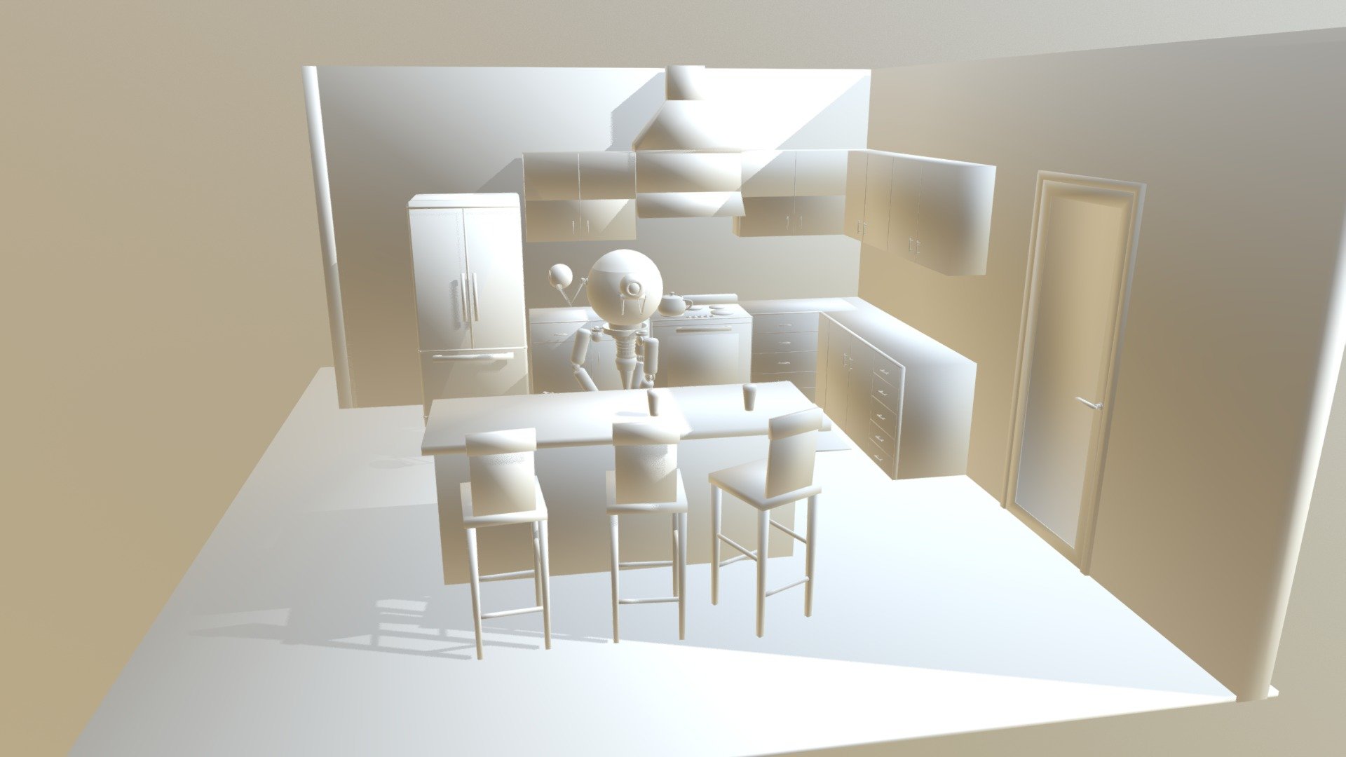 Nick Boudreau - Robot Scene - 3D model by nick_boudreau [46d9b6a ...