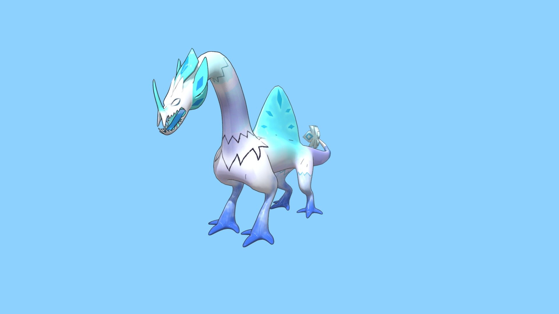 İce Dragon Helluva Boss - 3D model by DarkNight stüdyo (@ismayilovyehya ...