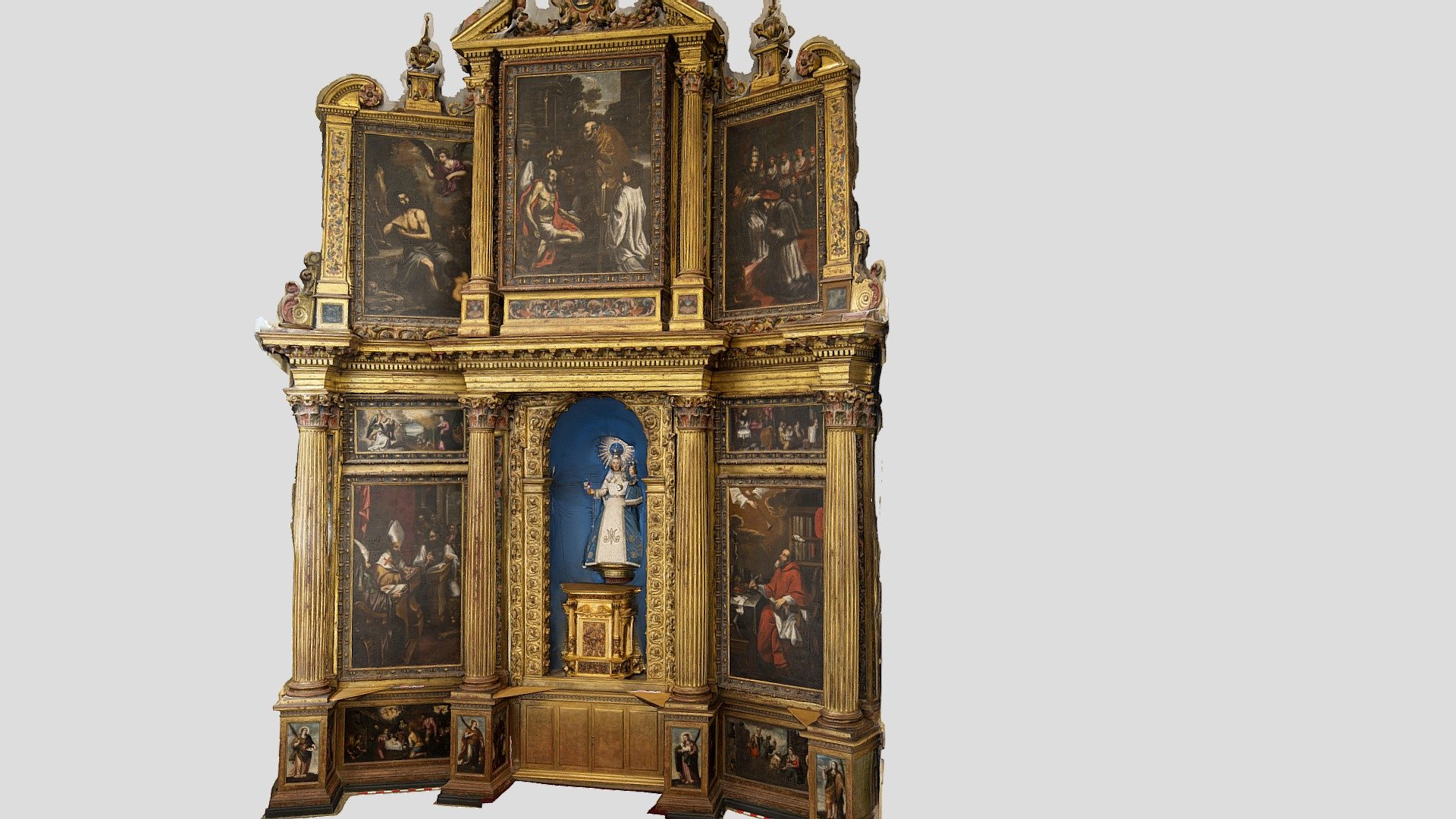 Retablo Mayor - 3D model by museovirtual_Armedilla [46dc3a1] - Sketchfab
