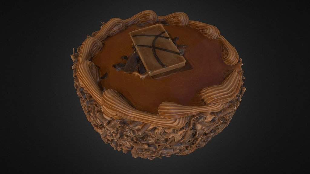 Chocolate Cake Model - 3D model by 3dsam79 [46dcd79] - Sketchfab