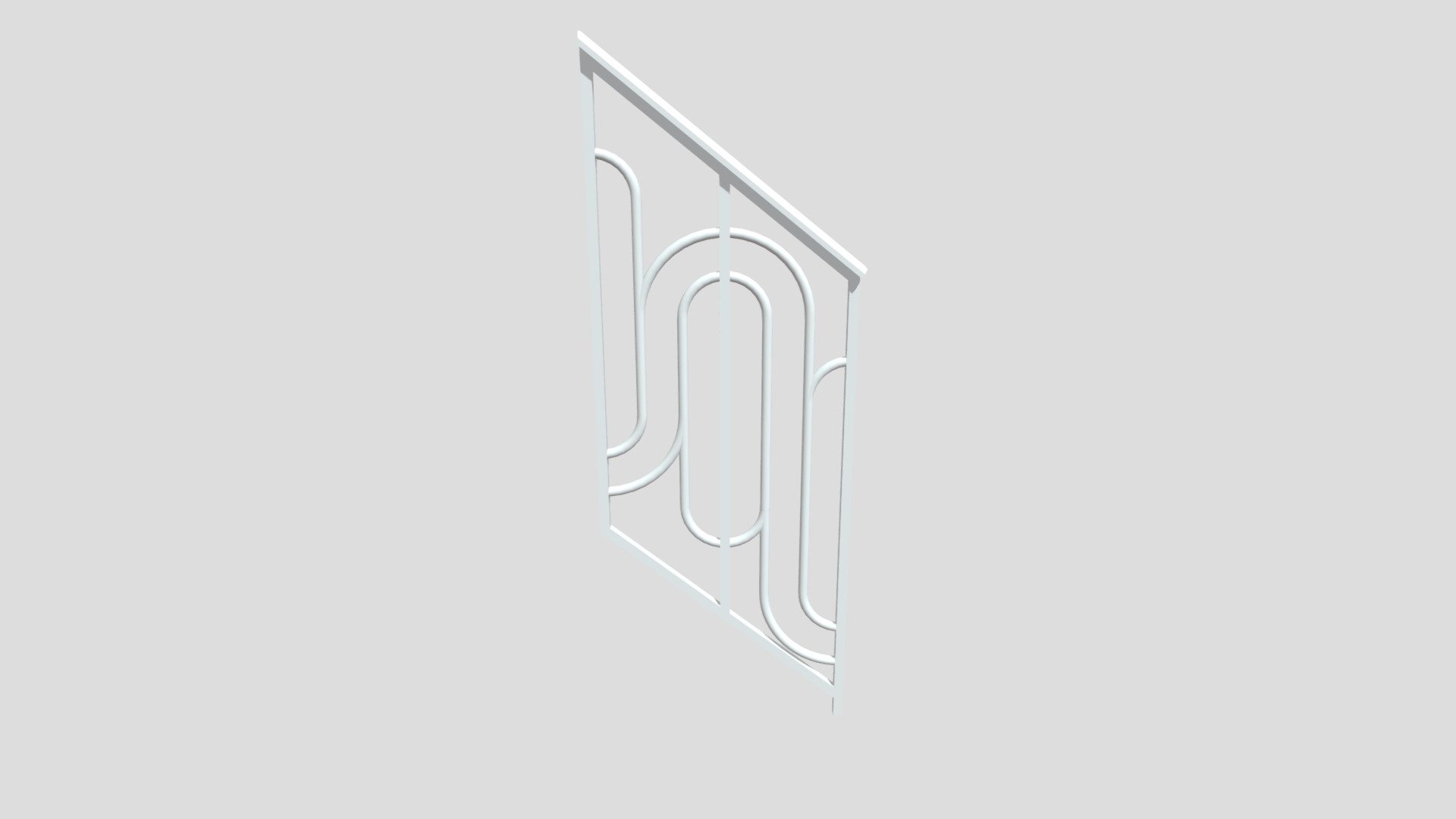 Railing diagonal - 3D model by Vincent Kaufmann (@kaufmann.vince ...