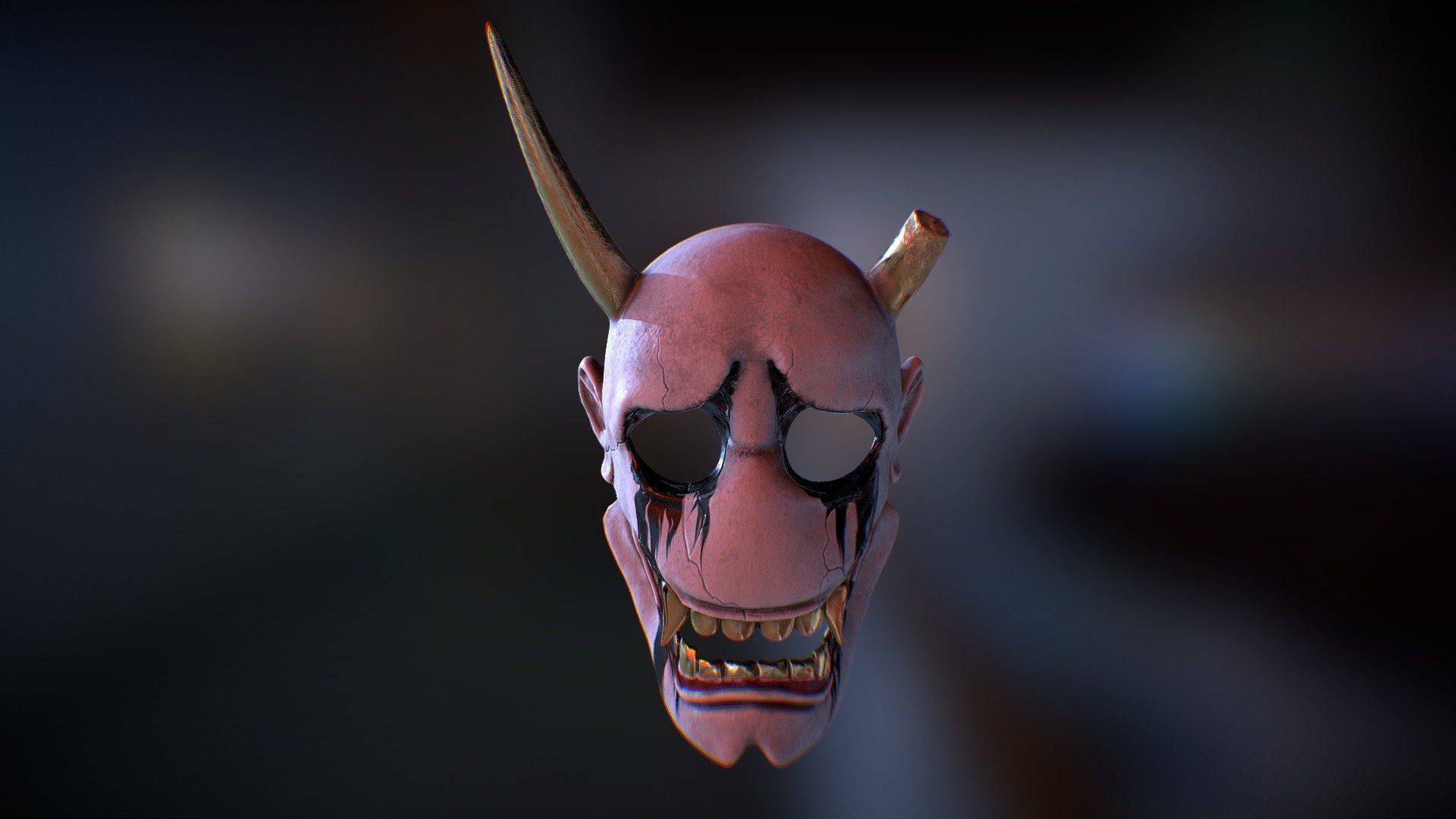 Hannya Mask - Ghostwire Tokyo (Bethesda) - 3D model by Franco Vitale ...