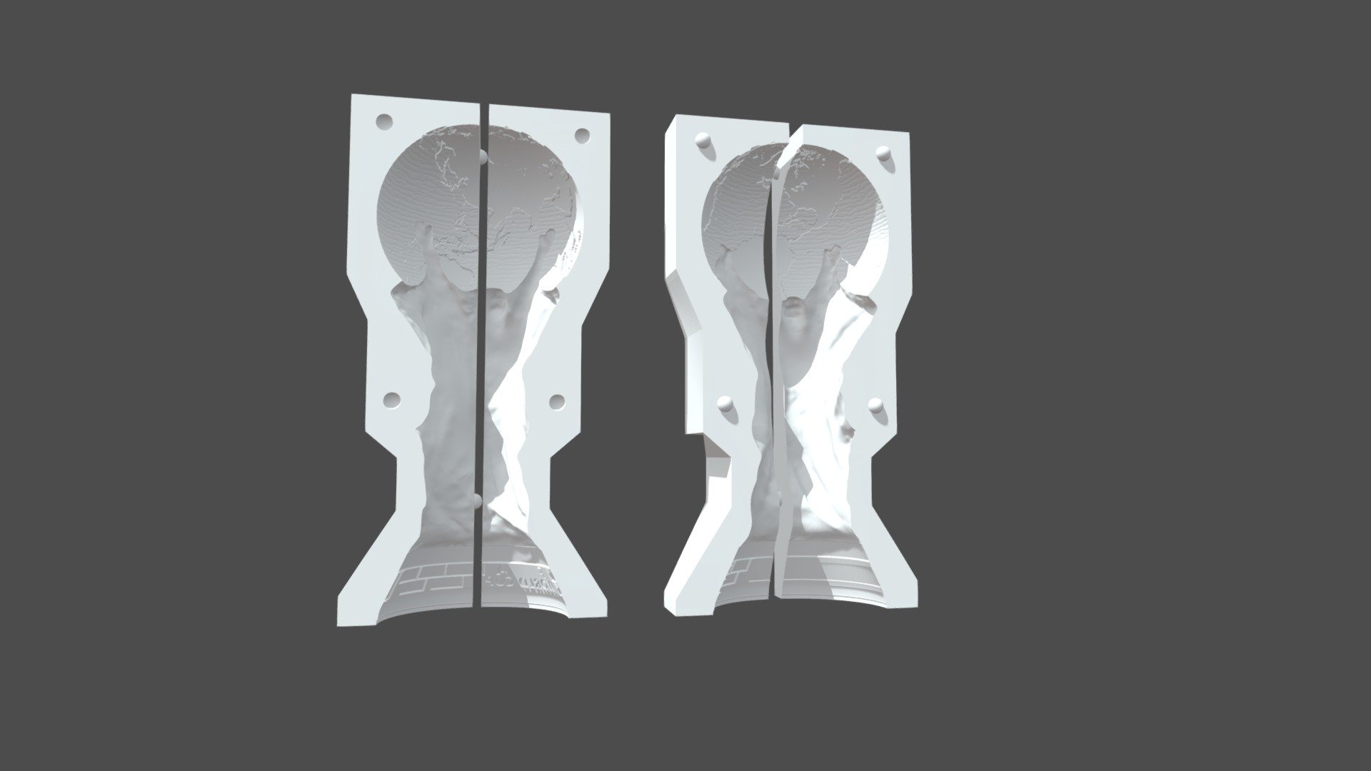 FIFA World Cup Trophy mold - 3D model by LEM (@panagiwthsmpalagiannhs ...